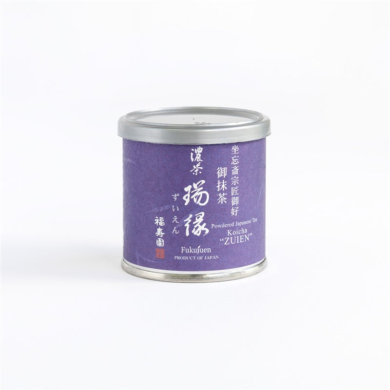 Powdered Japanese Tea Matcha Zuien 20g Can – Fukujuen Global Online Shop