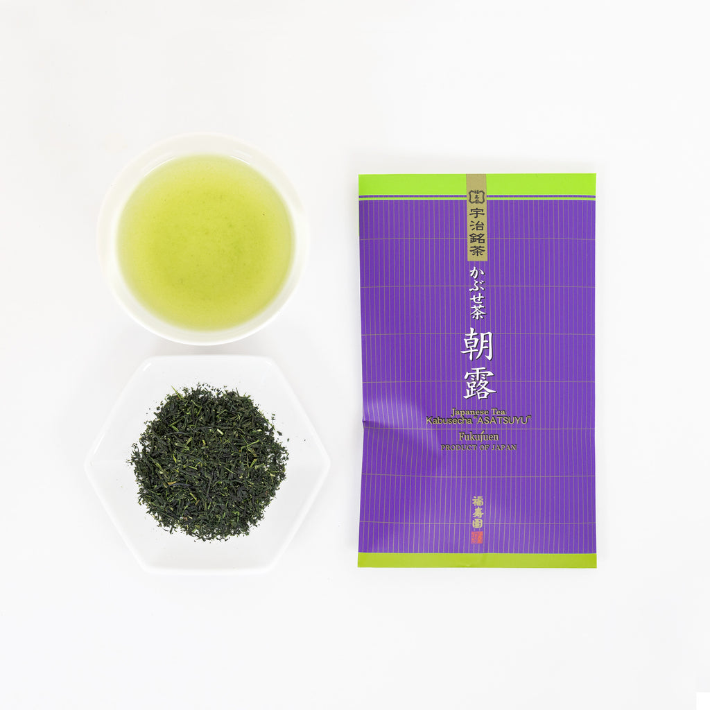 Japanese tea Kabusecha "ASATSUYU" 45g – Fukujuen Global Online Shop