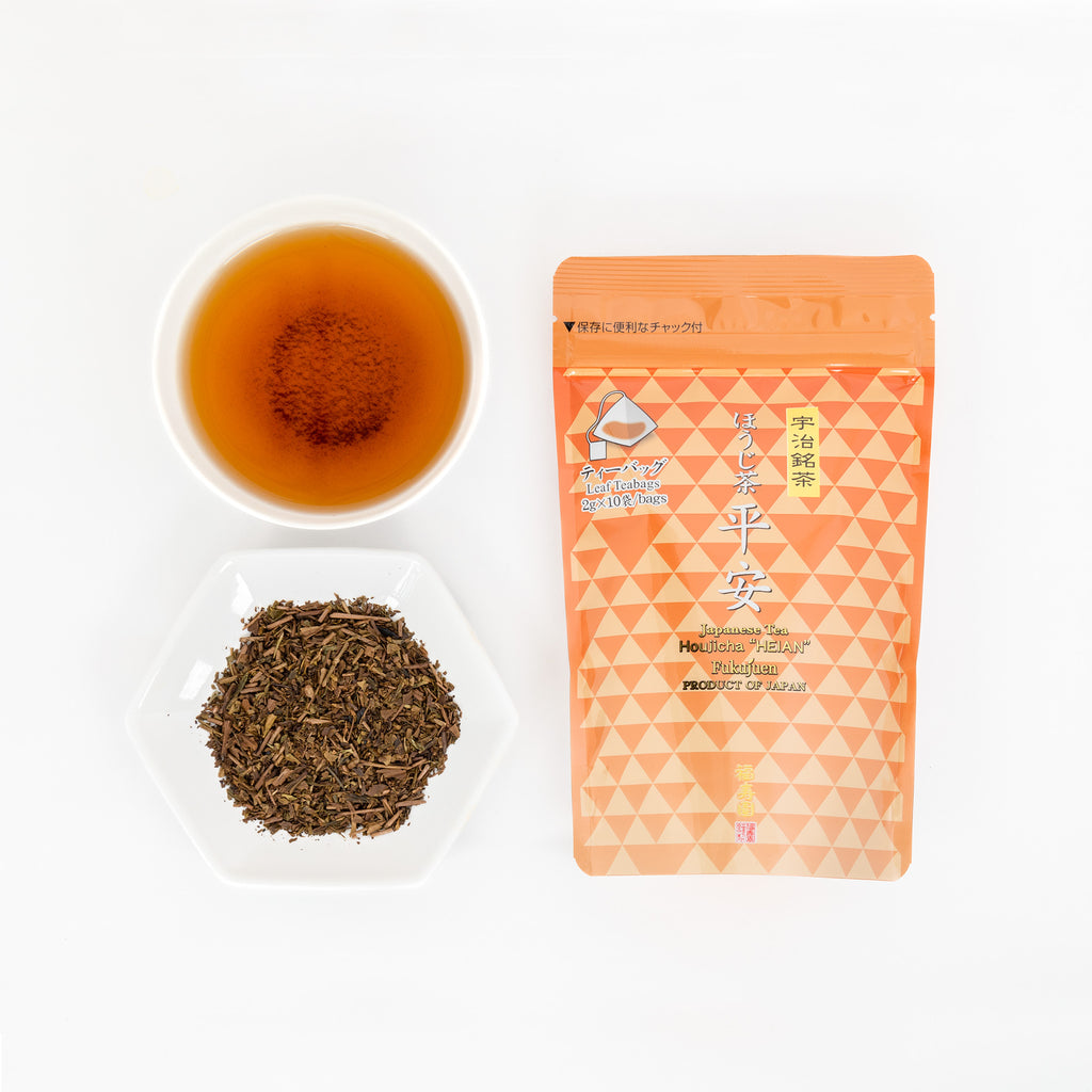 Japanese tea Hojicha "Heian" Tea Bags 10 Bags – Fukujuen Global Online Shop