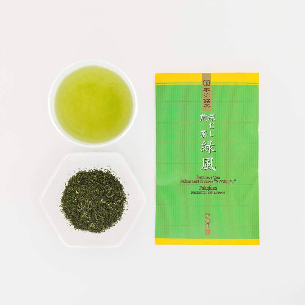 Japanese tea Fukamushi Sencha Ryokufu 45g – Fukujuen Global Online Shop
