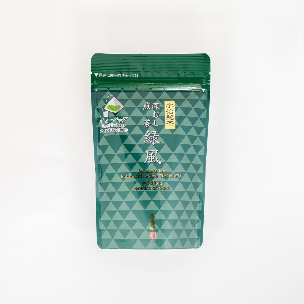 Fukamushi Sencha Ryokufu Tea Bags 10 bags – Fukujuen Global Online Shop