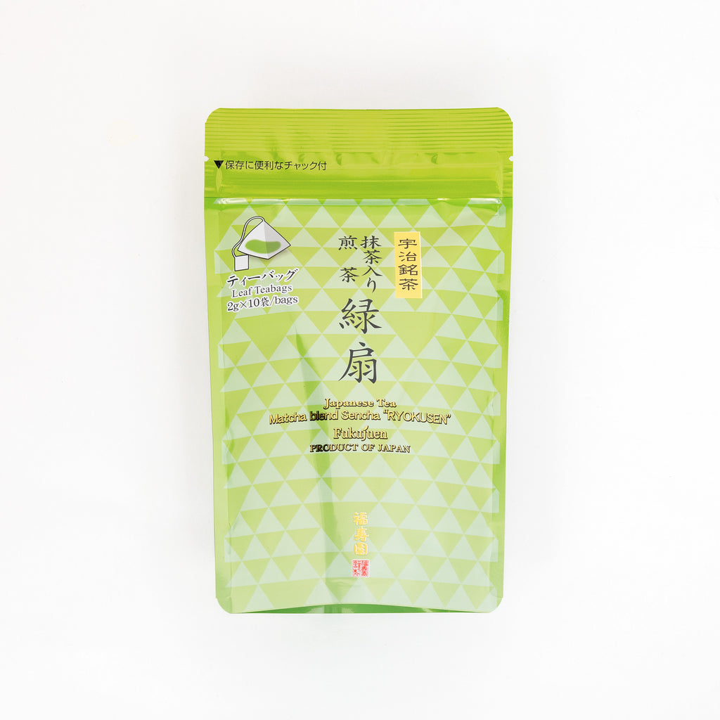 Matcha blend Sencha "RYOKUSEN" Tea Bags 10 Bags – Fukujuen Global ...